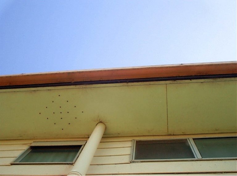 Asbestos cement soffit panelling (Eaves) - Asbestos Product Guide