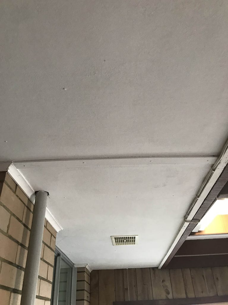 Asbestos cement soffit panelling (Eaves) - Asbestos Product Guide