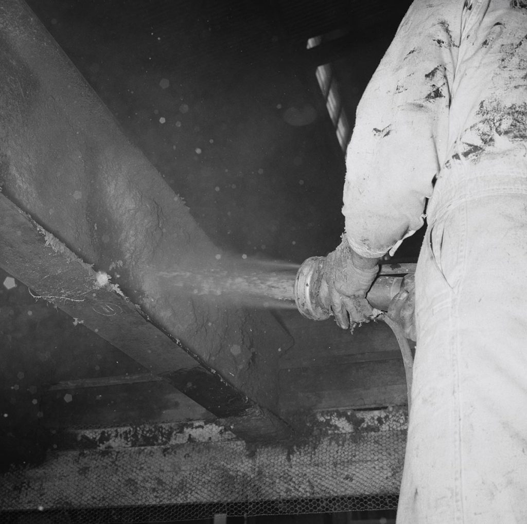 Sprayed coatings of asbestos - Asbestos Product Guide