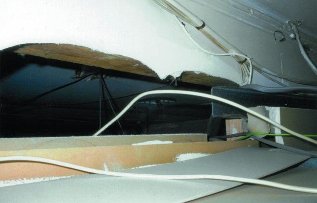 Asbestos cement tween panels (Fillets) and beam insulation for fire ...