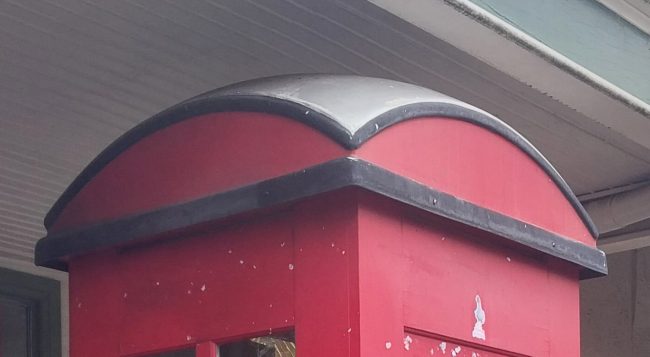 Telephone booth roofs - Asbestos Product Guide